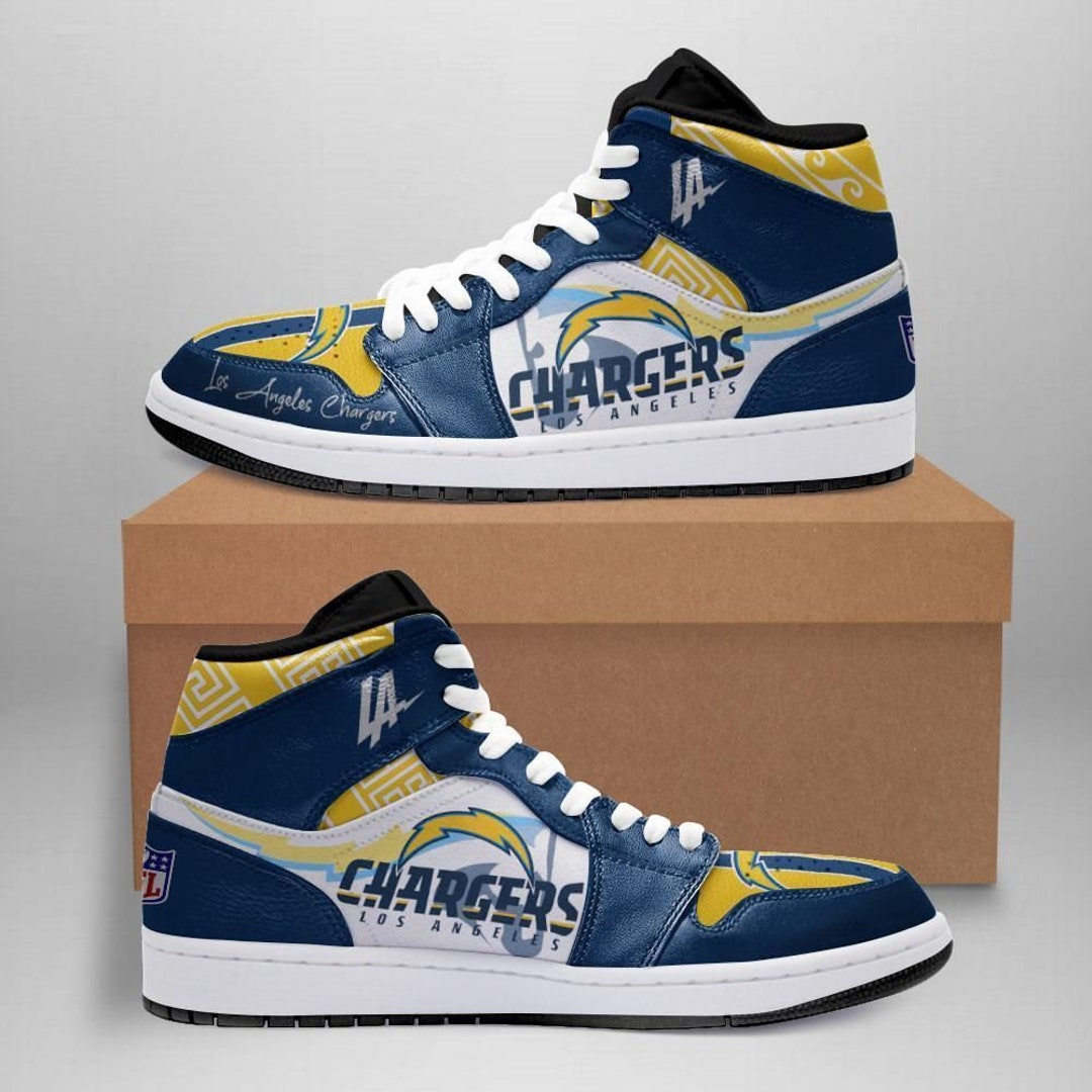 LA Chargers 2 Air Jordan 1 Sport Custom Sneakers AJH2159 - Etsy