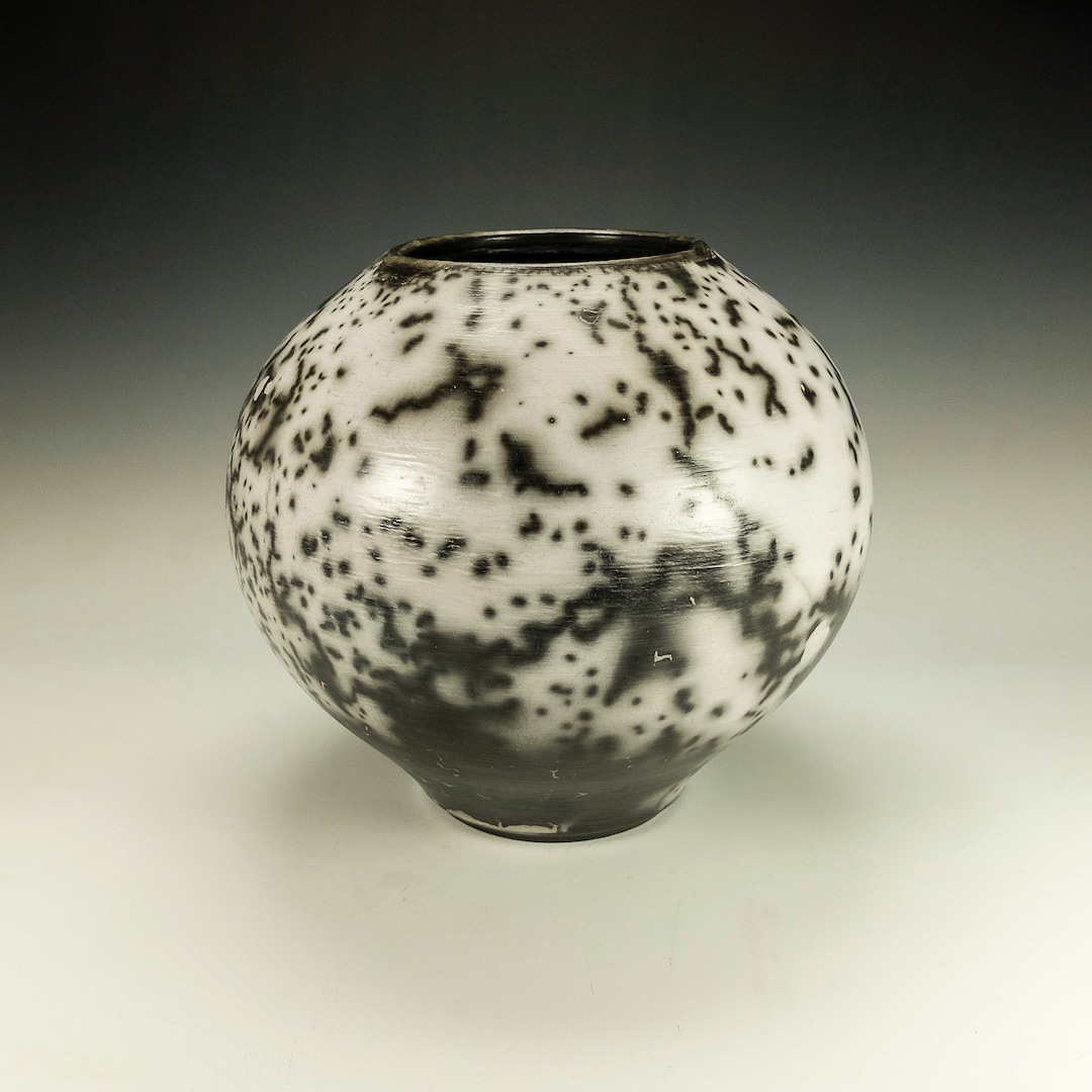 Naked Raku Pottery. Lavender Terra Sigillata Hand Polished. - Etsy