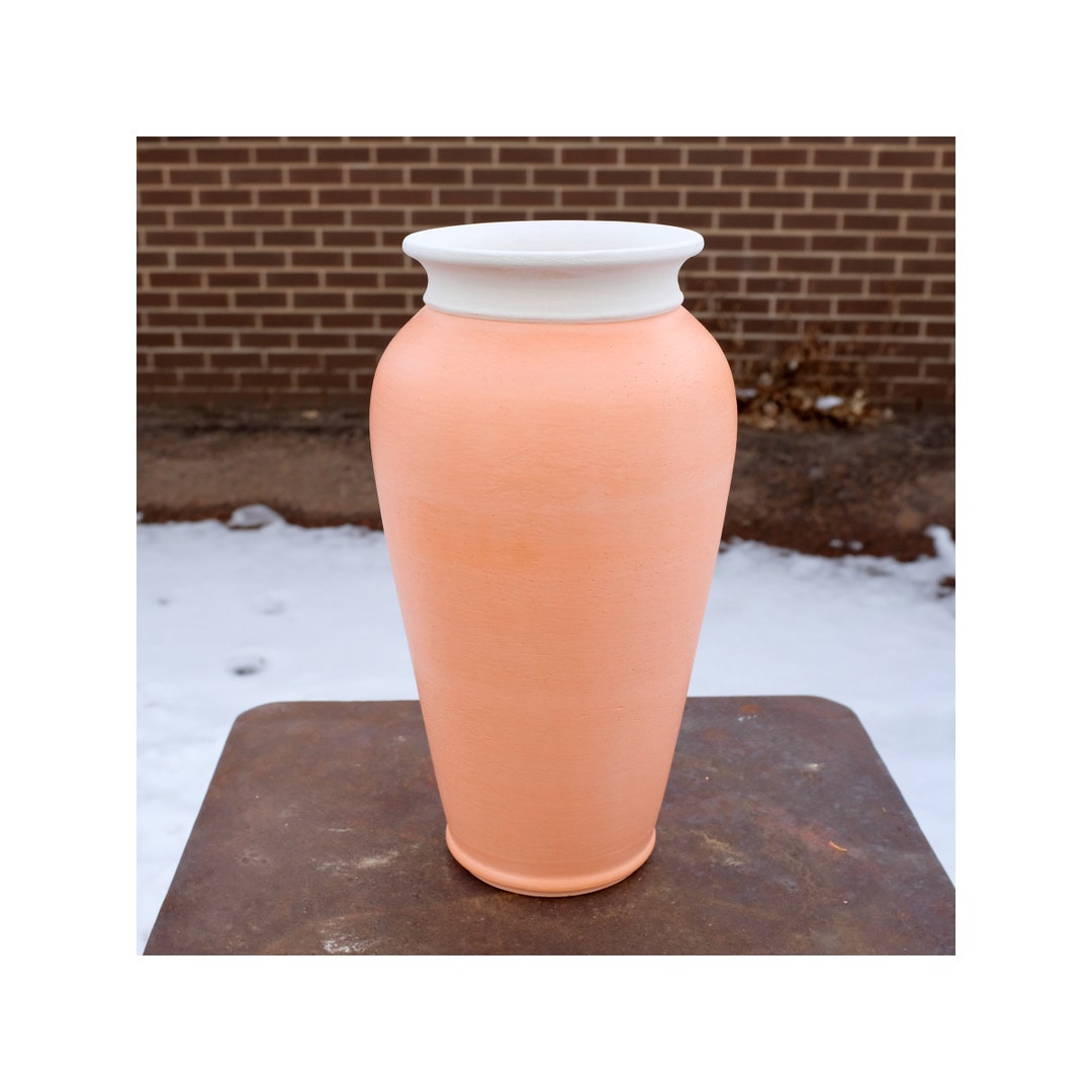 Custom Orange Horsehair Raku Pottery. Fired With Your Own - Etsy