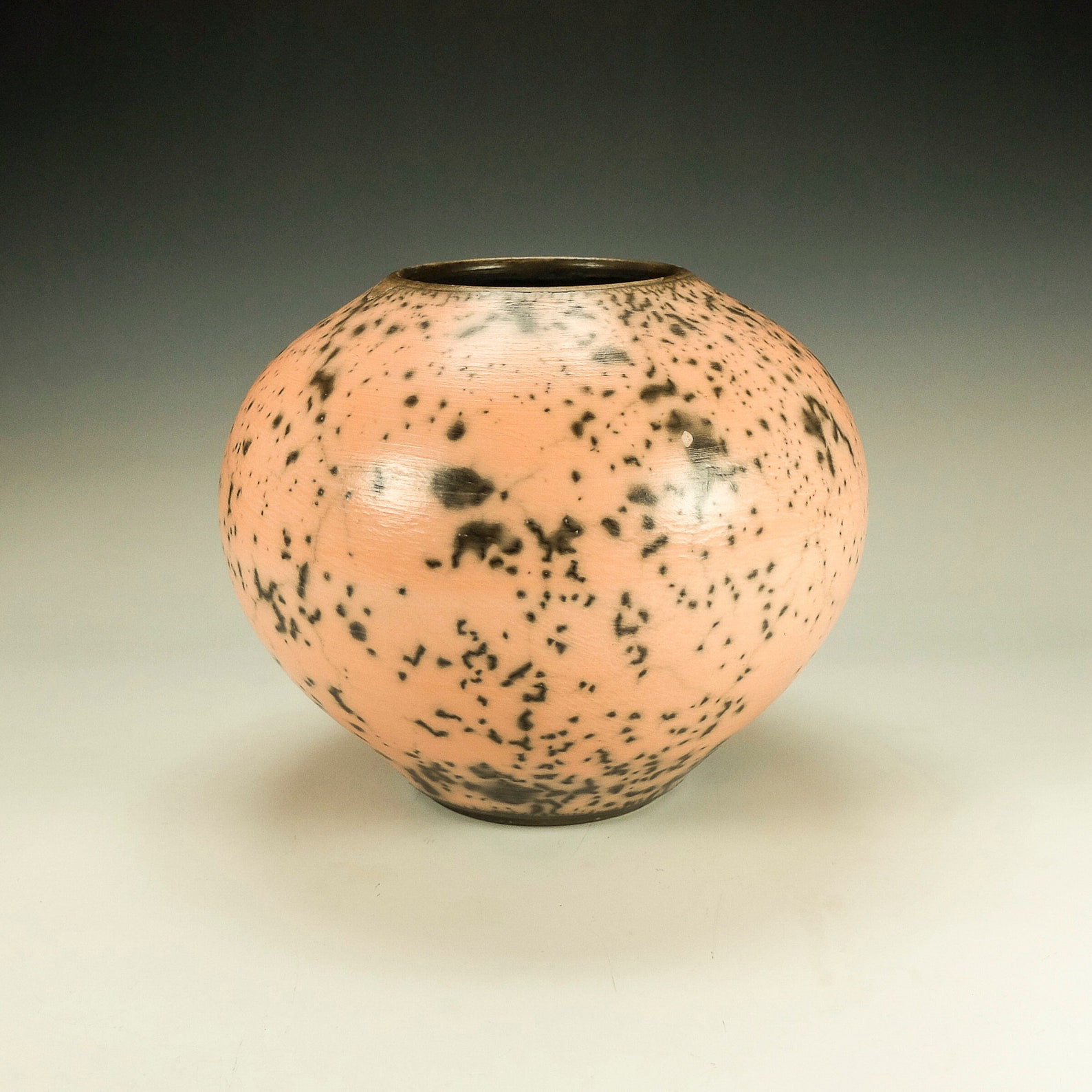 Naked Raku Pottery. Orange Terra Sigillata Hand Polished. - Etsy
