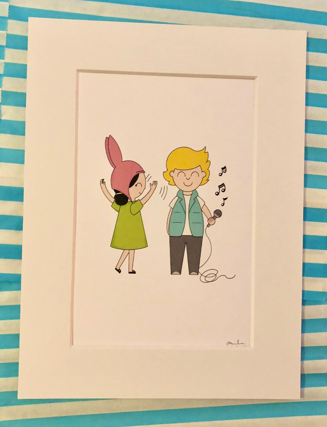 Bob’s Burgers Louise and Boo Boo A5 Framed Print - Etsy
