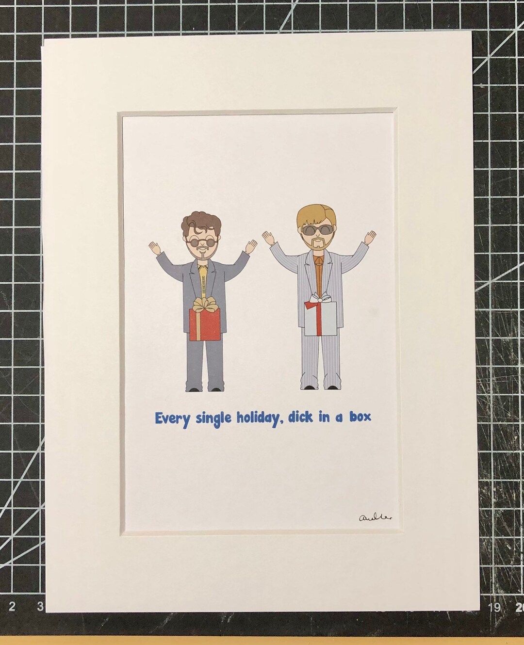 SNL Dick in a Box A5 Print - Etsy