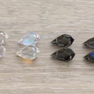 Preciosa Crystal Tear Drops, Crystal Drops, 15x9 Mm - Etsy