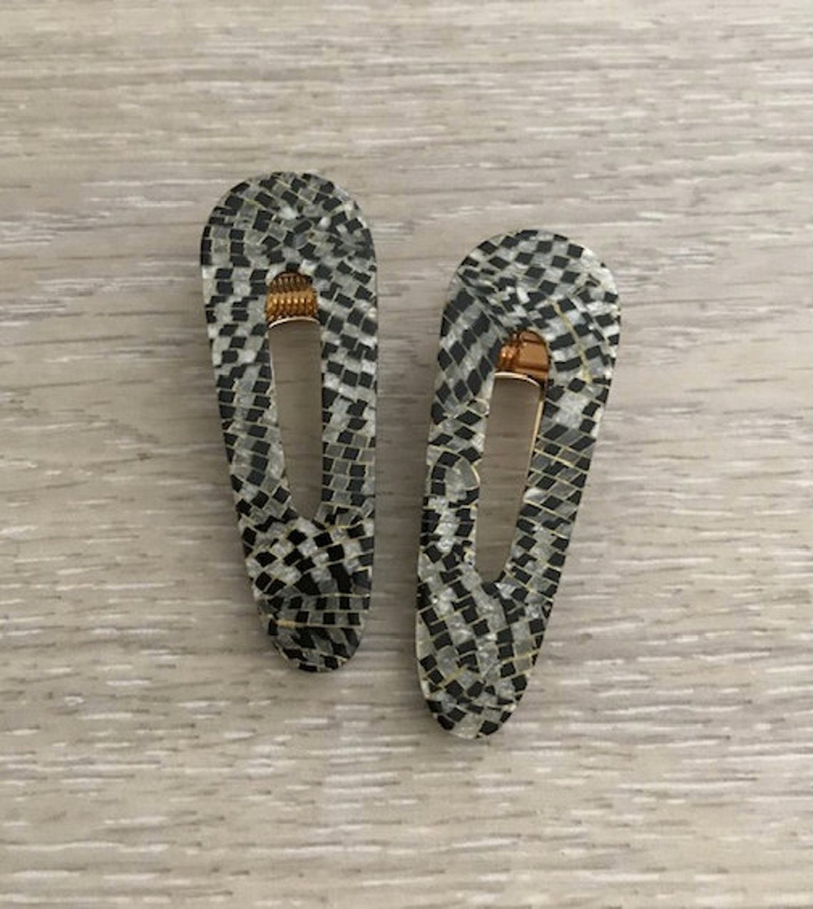 2 Acetate Hair Clip Acrylic Hair Clip Hair Accessories | Etsy