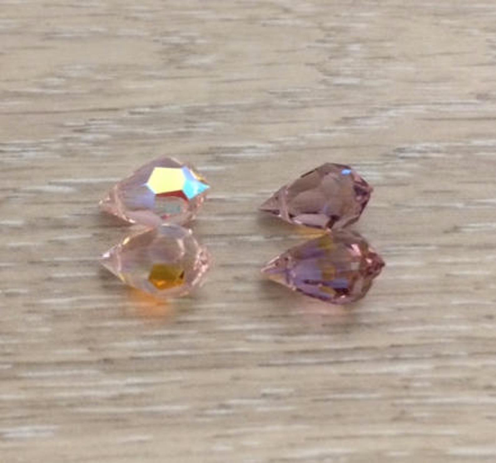 Preciosa Crystal Tear Drops Crystal Drops 15x9 Mm - Etsy