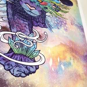 Spectral Cat /// Signed A3 Print - Etsy