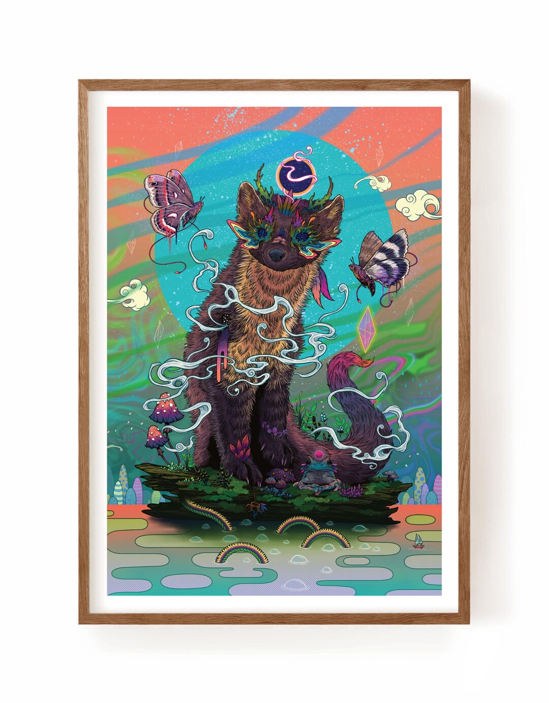 Sorceress /// A3 Fine Art Print | Magical Pine Marten Art | Fantasy ...