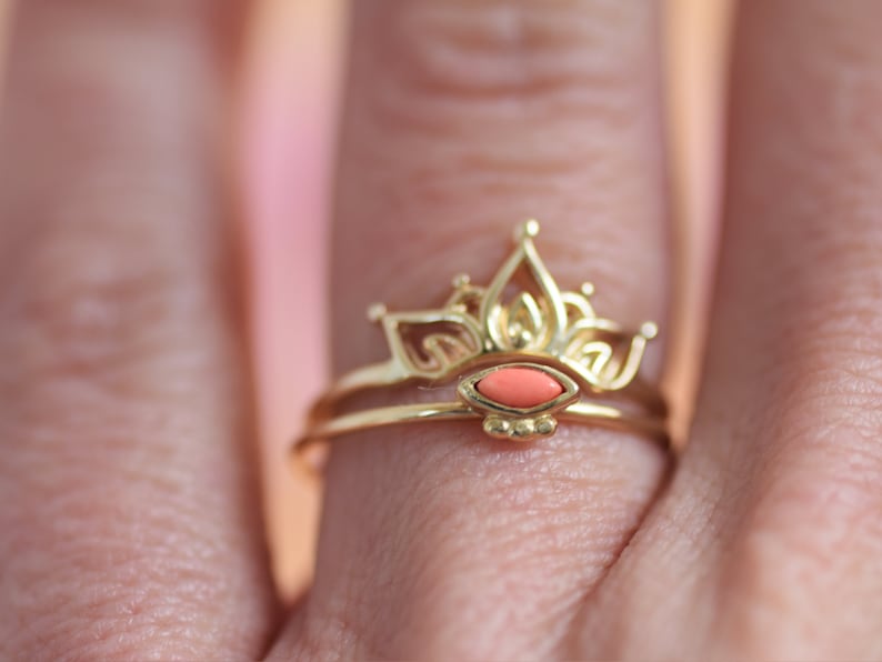 Sun Ring 14K Real Gold Rising Sun Ring Gold Dainty Ring - Etsy