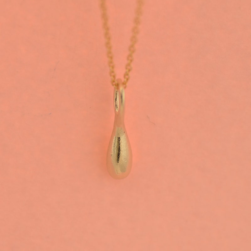 Gold Teardrop - Etsy