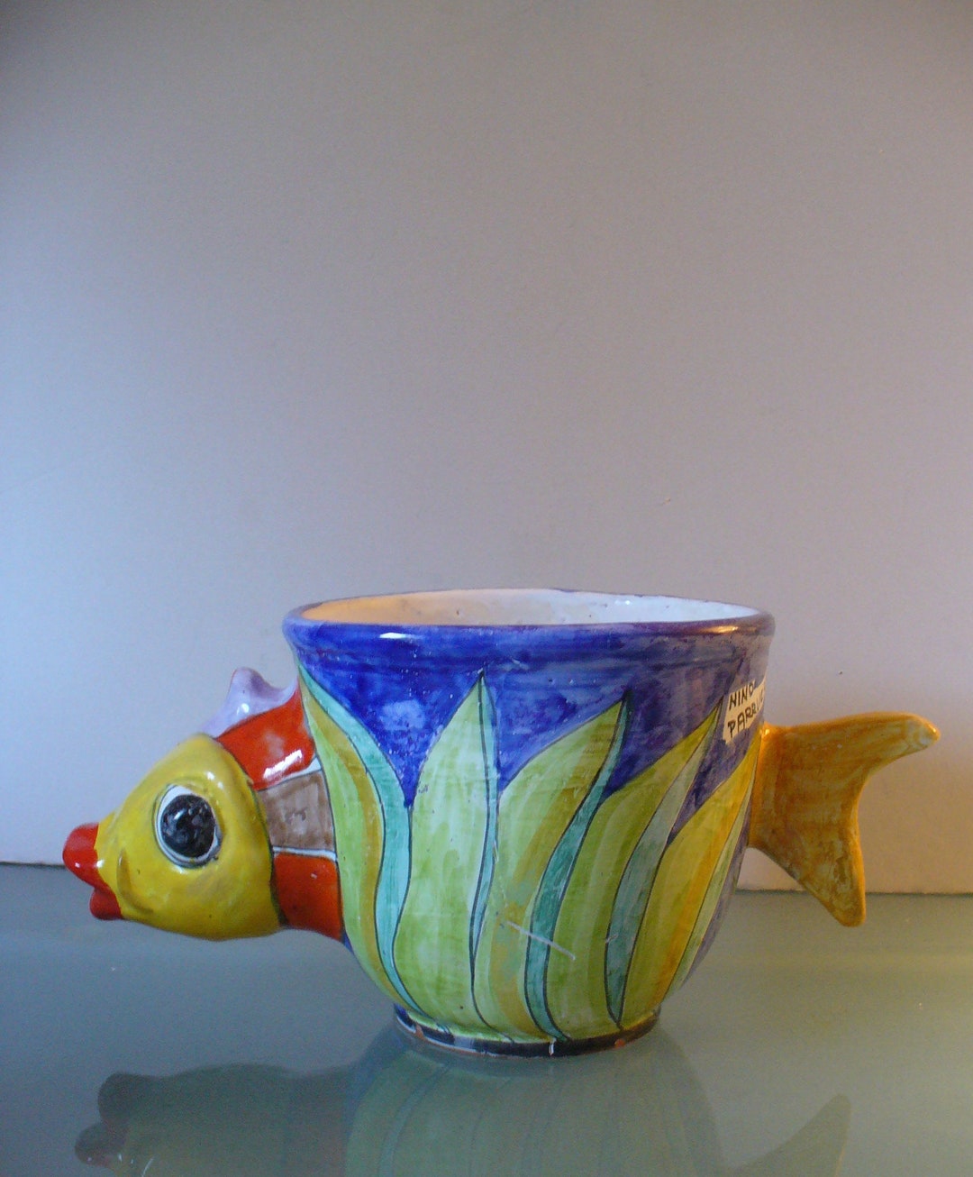 Made in Italy Nino Parrucca Ceramic Flower Pot - Etsy