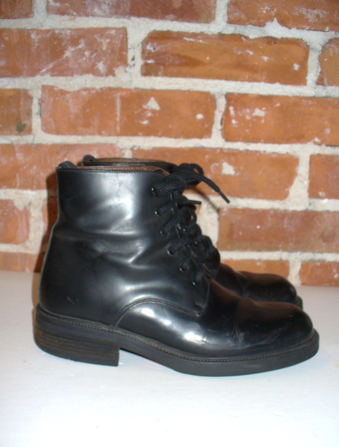 J. Crew Made in Italy Short Black Boots Size 7.5 US - Etsy