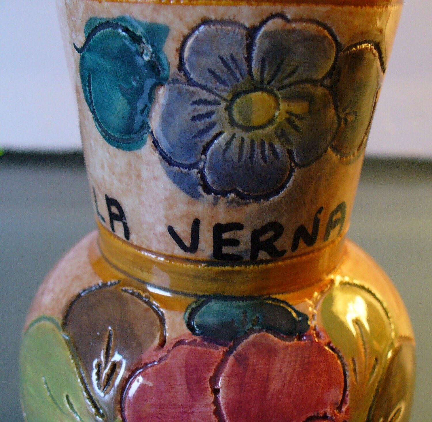 Vintage Deruta Italian Pottery Vase Made in Italy