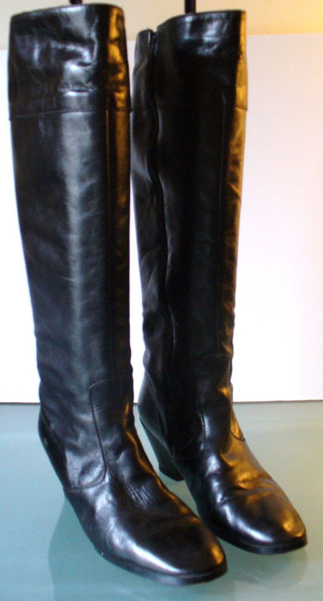 Vintage Made in Italy Andrew Geller Black Campus Boots Size 9 - Etsy