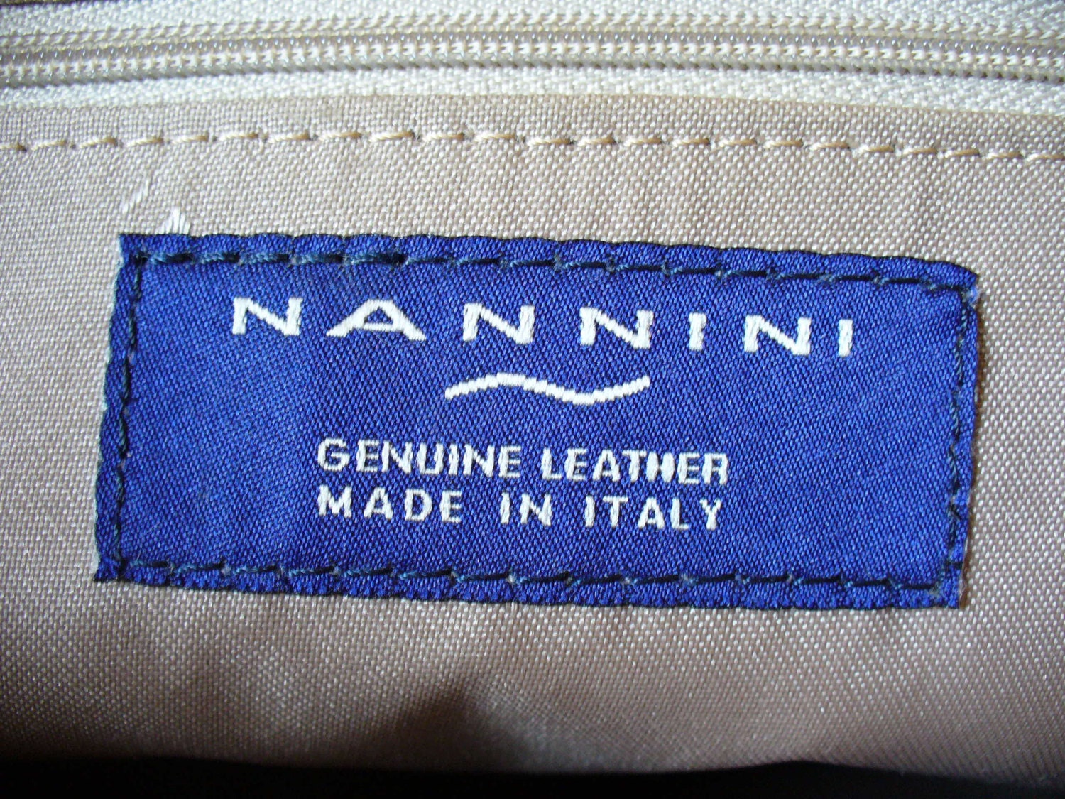 Nannini Made in Italy Cocoa Leather Tote Bag