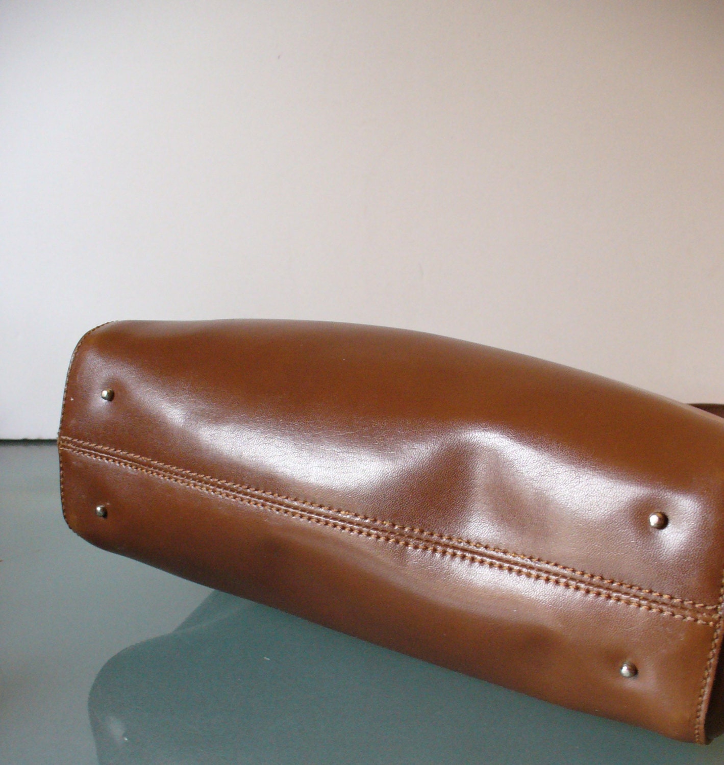 Nannini Made in Italy Cocoa Leather Tote Bag