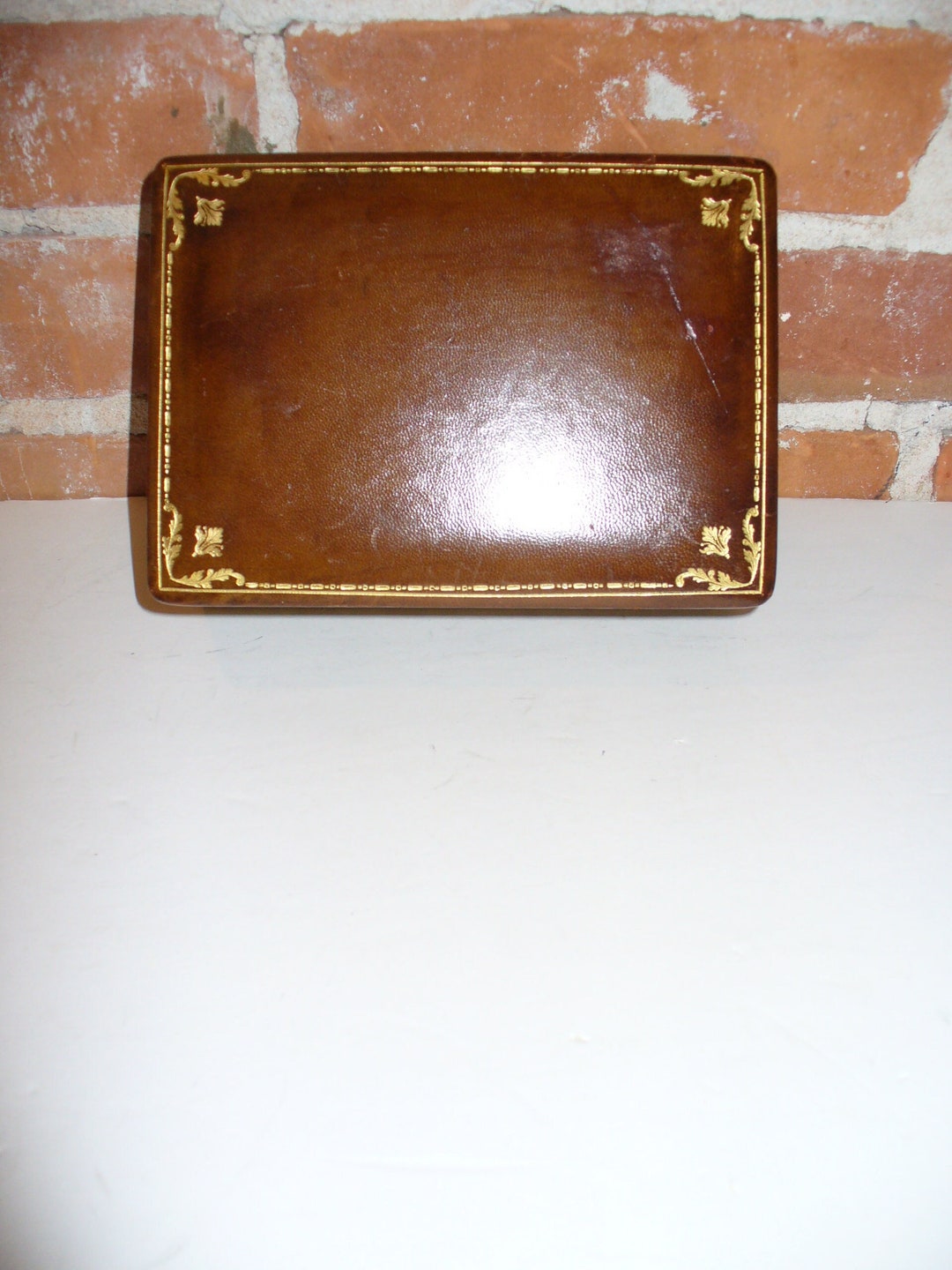 Vintage Florentine Leather Box Made in Italy - Etsy