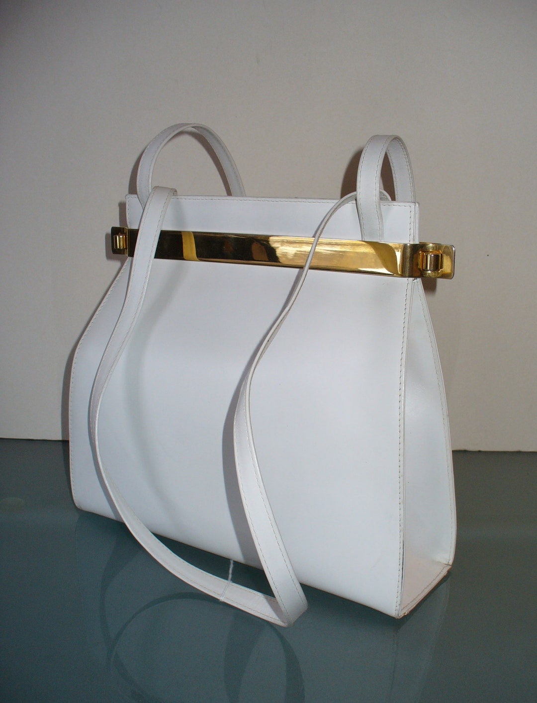 Peruzzi Made in Italy White Shoulder Bag - Etsy
