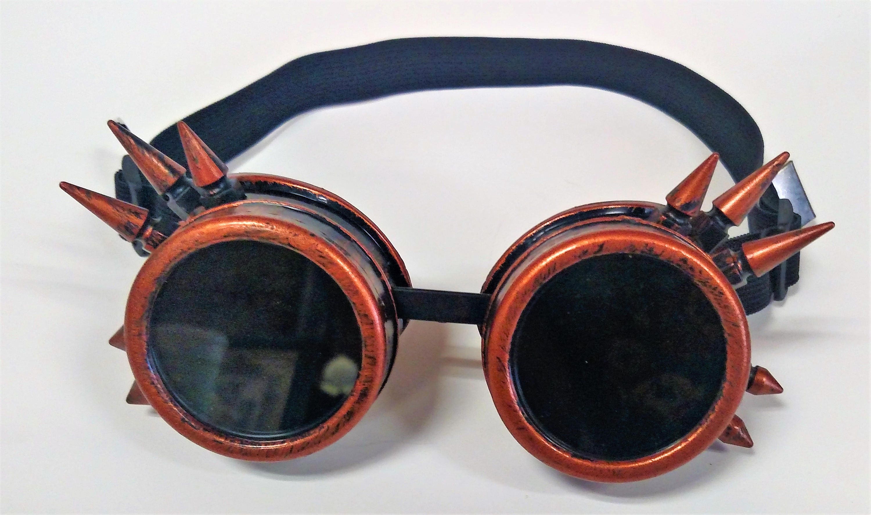 Copper Spiked Steampunk Goth Goggles | Etsy