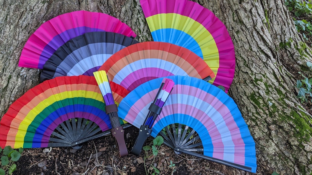 Pride Flag Clack Fans - Etsy