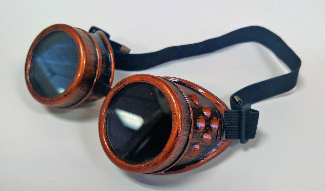 Copper Steampunk Goth Goggles - Etsy
