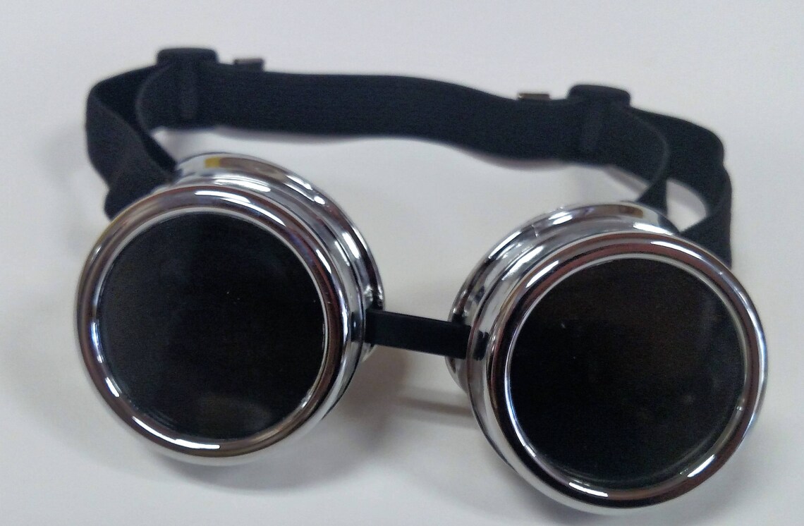 Silver Steampunk Goth Goggles - Etsy