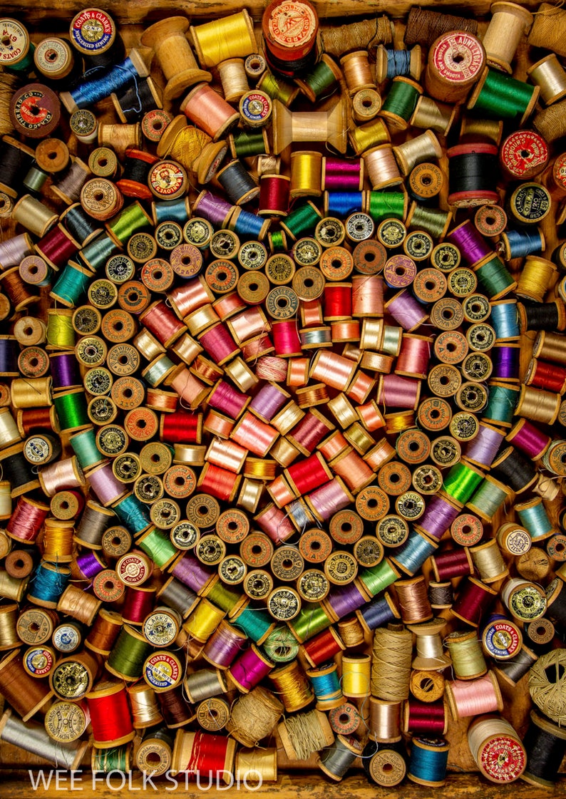 4 Cards - Heirloom Collection - Buttons & Thread - Etsy