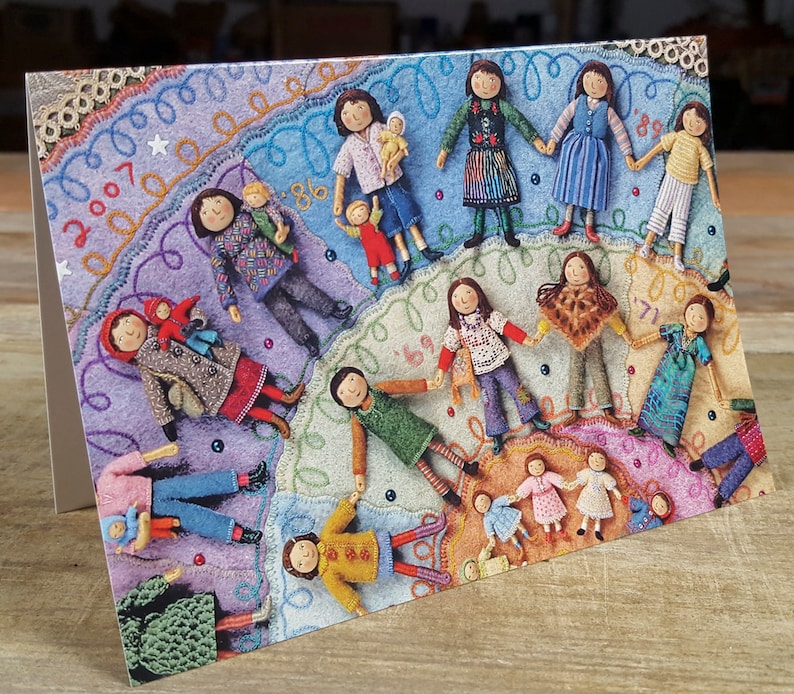 4 Cards - Self Portrait - Etsy
