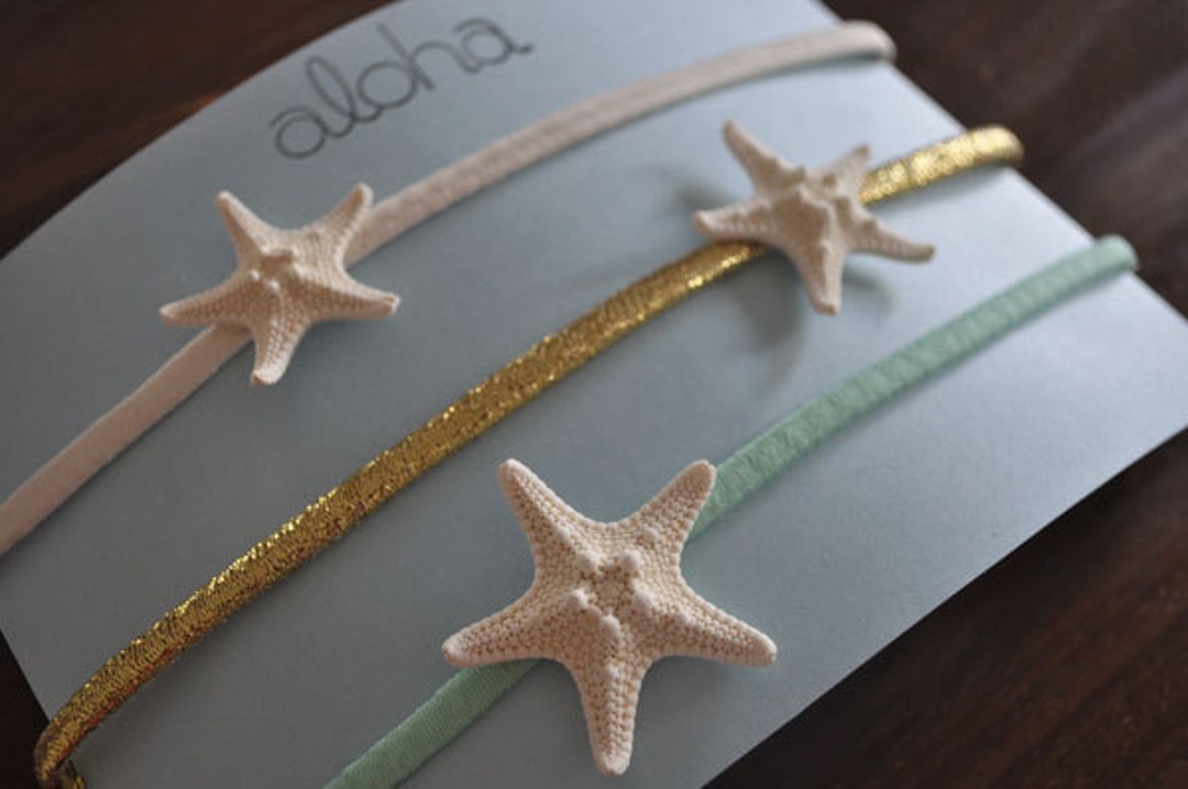 Beach Headband - Boho Headband - Starfish Headband - Starfish Hair ...