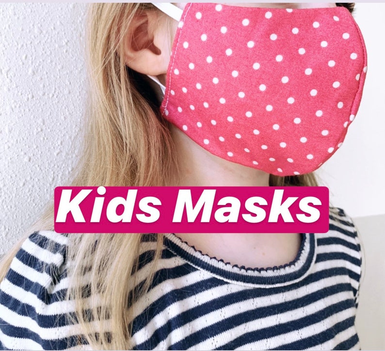 Kids Face Mask Girls Face Mask Kids Face Mask Washable | Etsy