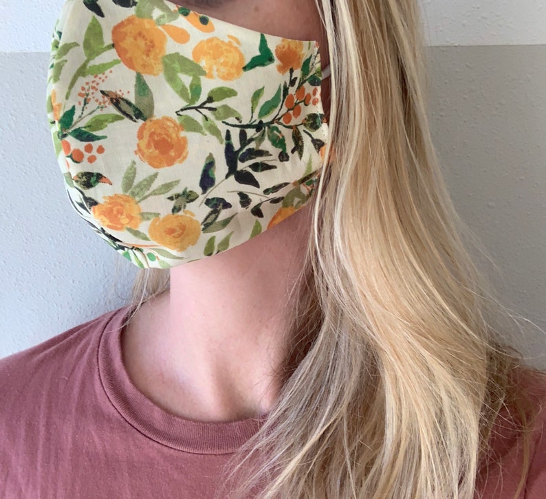 Cotton Face Mask Pattern - Women’s Mask Pattern - DIY Mask Pattern ...