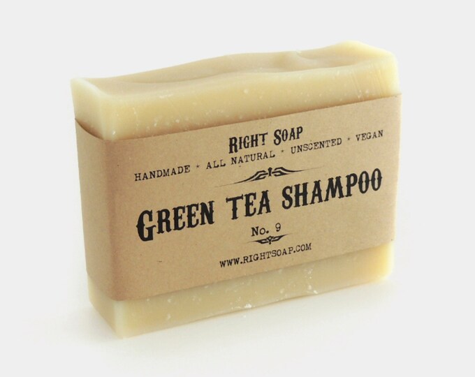Green Tea Shampoo Soap | Natural Hair Shampoo for Men | Stocking ...
