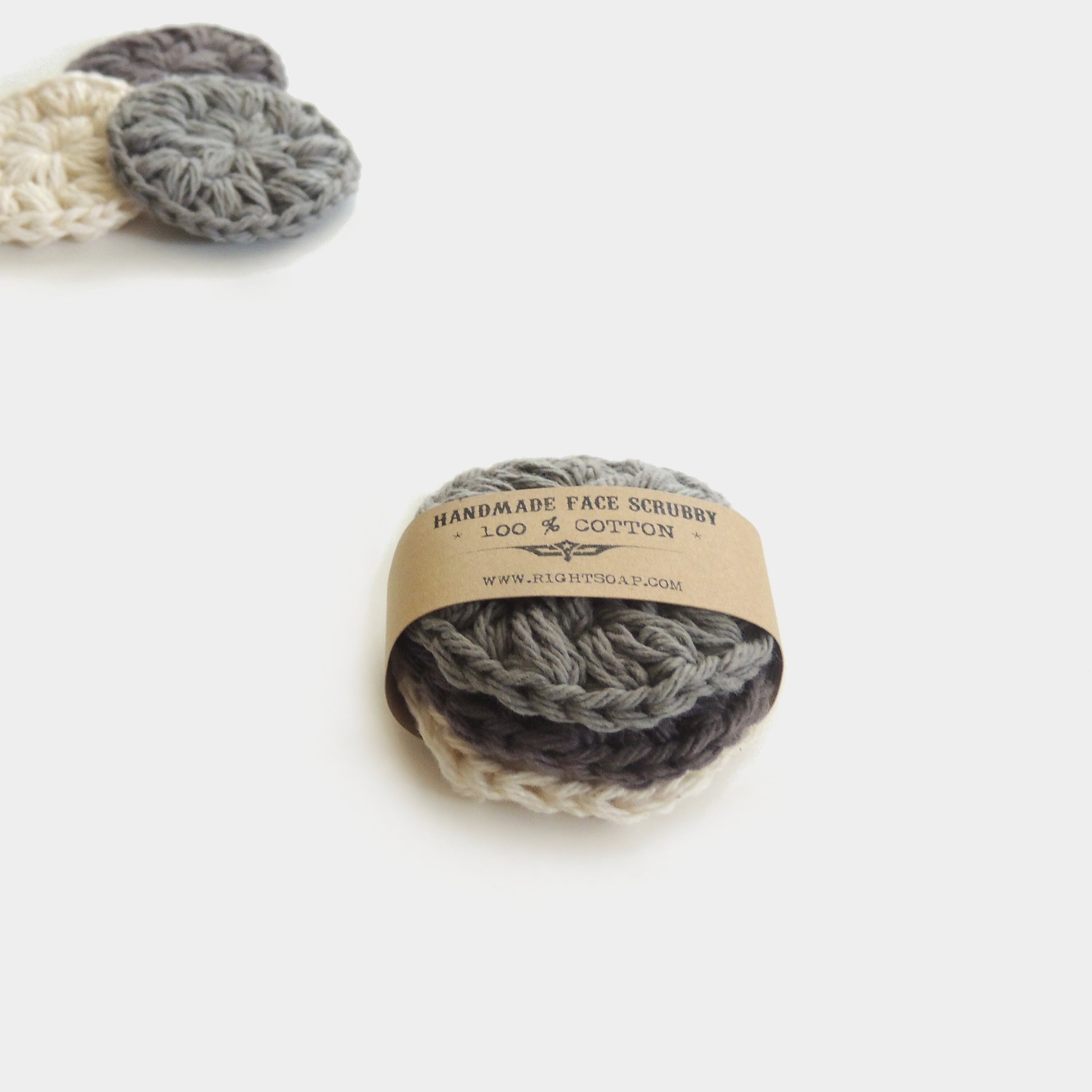 Set of 3 Face Scrubbies Crochet Cotton Makeup Removers | Etsy