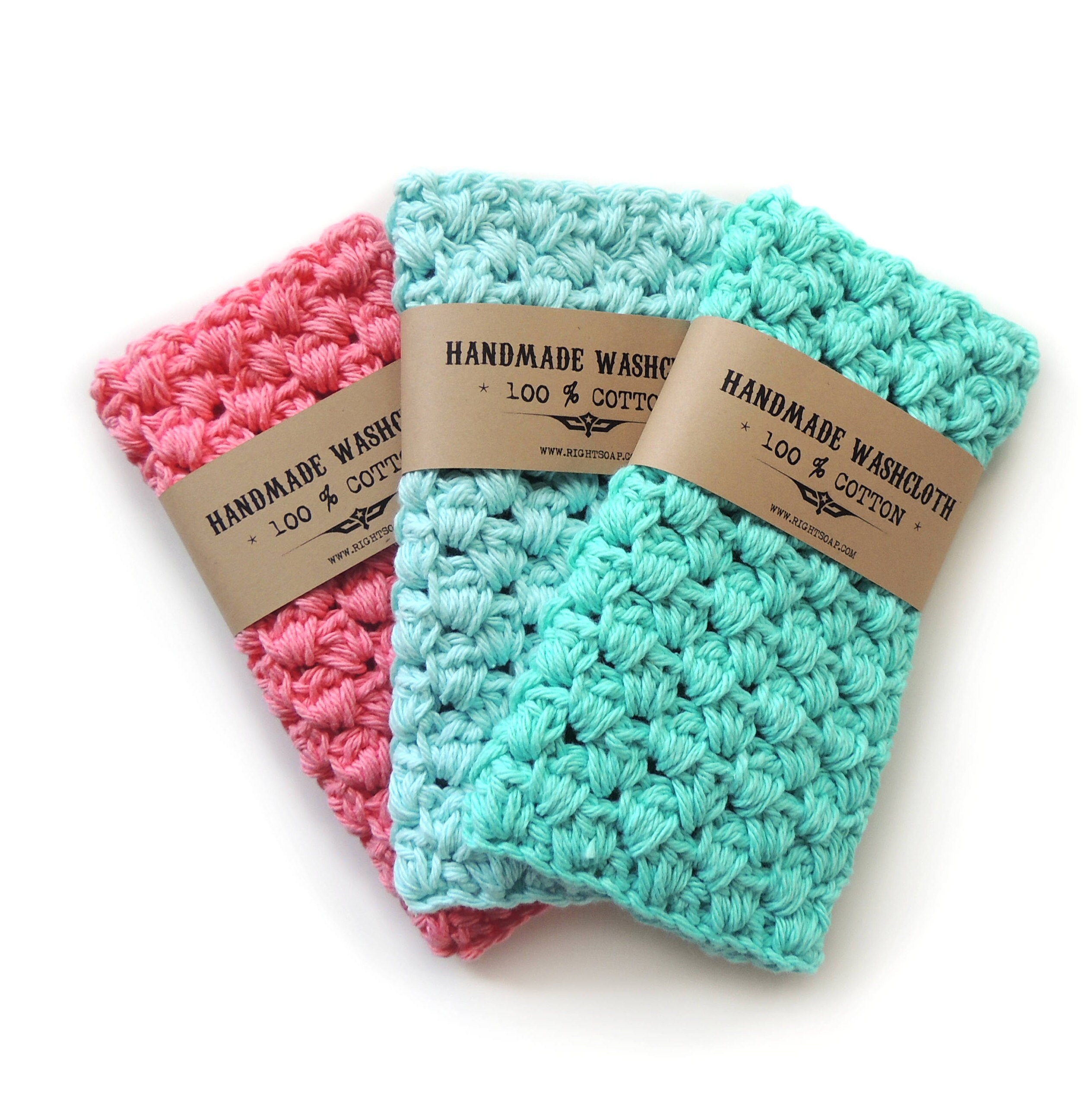 WASHCLOTH Handmade Crochet Cotton Wash cloth Stocking | Etsy