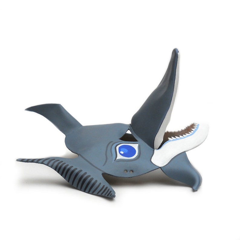 Dolphin Mask Halloween Leather Masks Animal White Grey Dauphin | Etsy