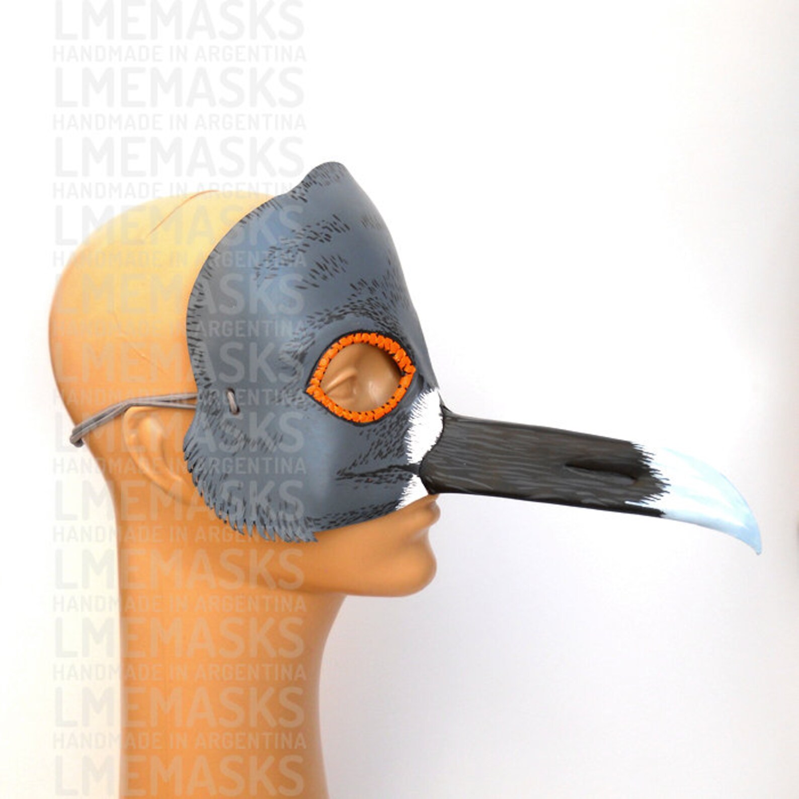 Swallow Tailed Gull Mask Bird Leather Masks Seagull Halloween | Etsy