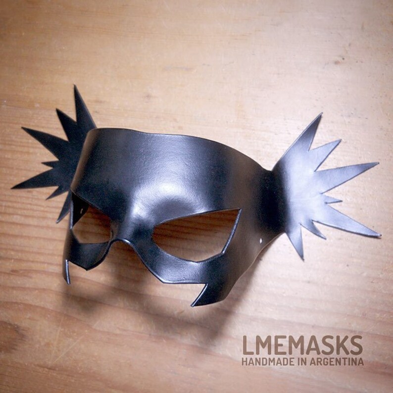 Katsuki Bakugou Leather Mask My Hero Academia Bakugo Kacchan | Etsy