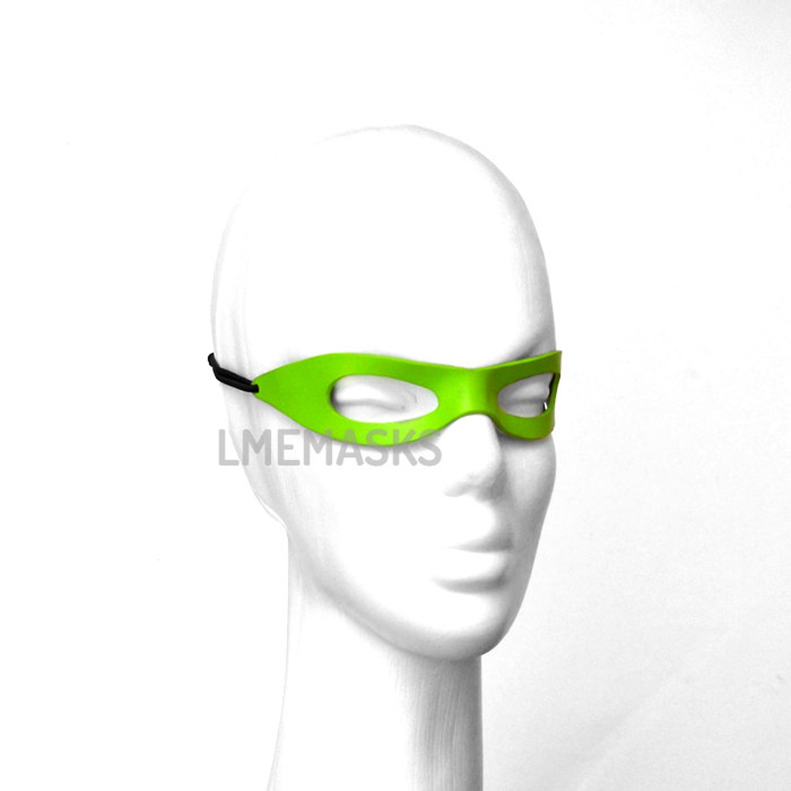 The Riddler leather mask Batman Forever Villain children | Etsy