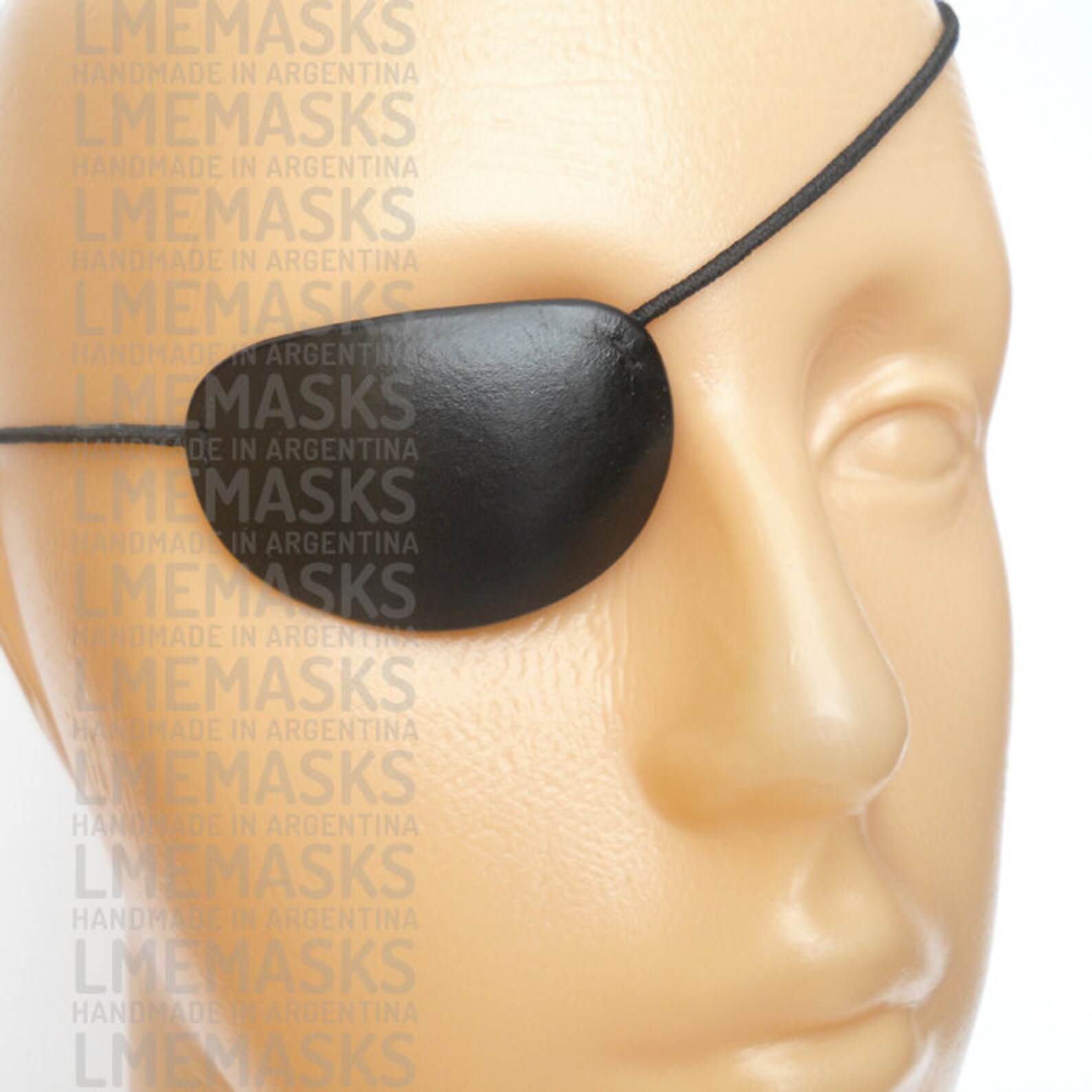 Leather Eye Patch Black Small Elegant Classic Eye Wear Pirate | Etsy