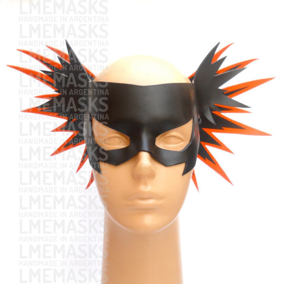 Katsuki Bakugo Leather Mask and Back Piece My Hero Academia | Etsy