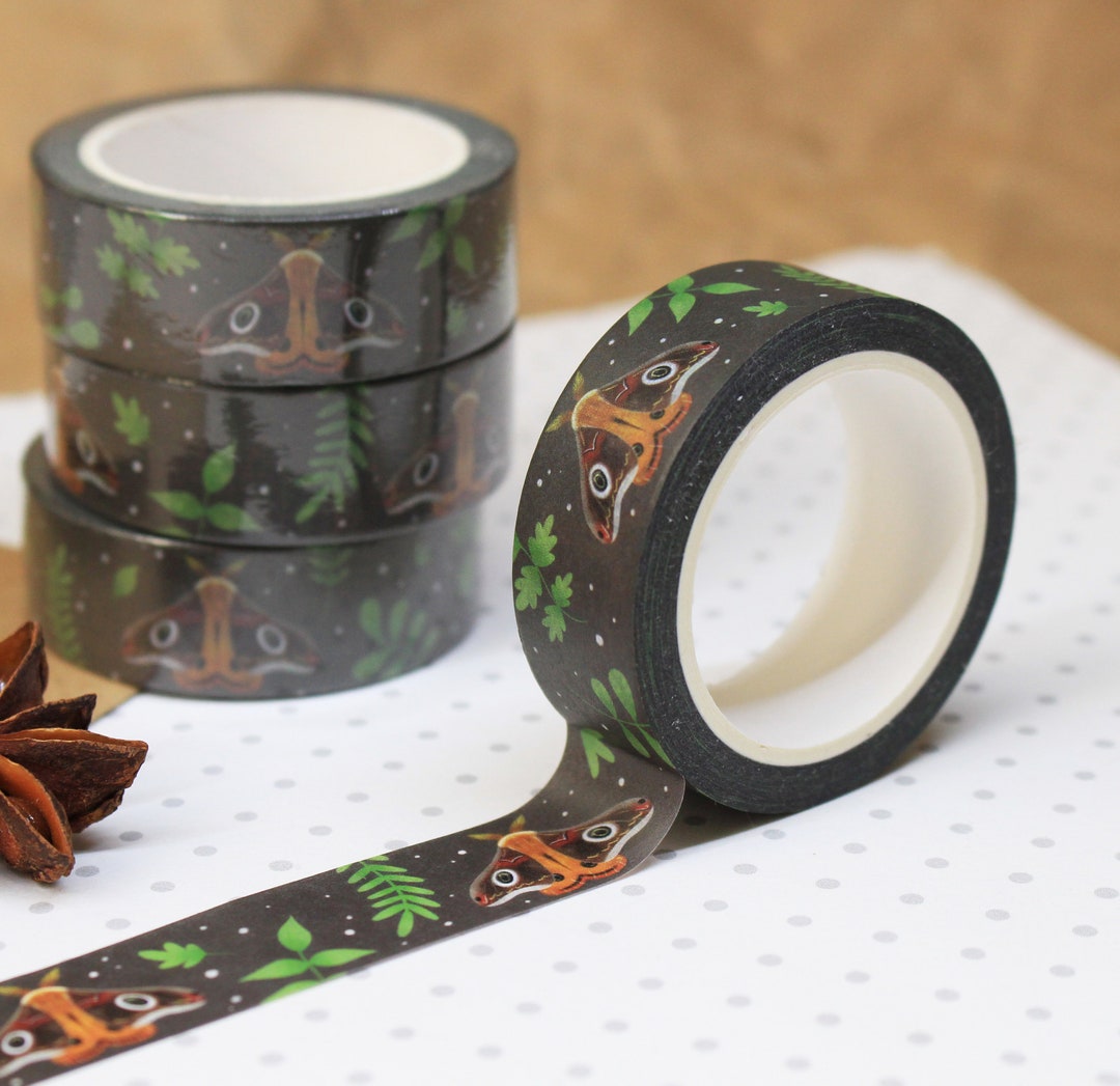 Moth Washi Tape | Art Journal | Bullet Journal | Insect Washi Tape ...