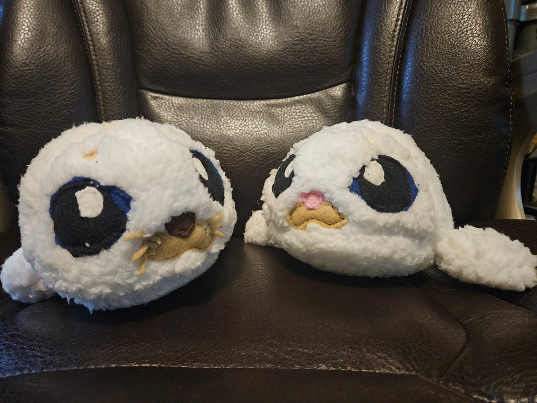 Fuzzy Seal and Fuzzy Alpaca Fish Plush - Etsy