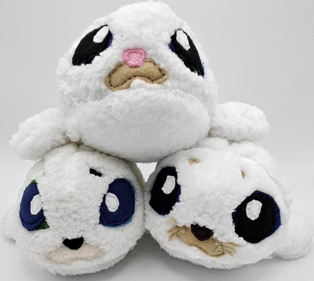 Fuzzy Seal and Fuzzy Alpaca Fish Plush - Etsy