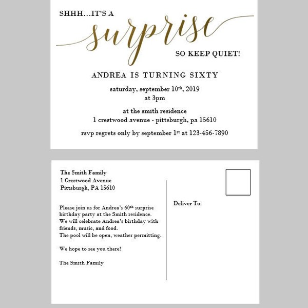 Retirement Postcard Invitations - Etsy