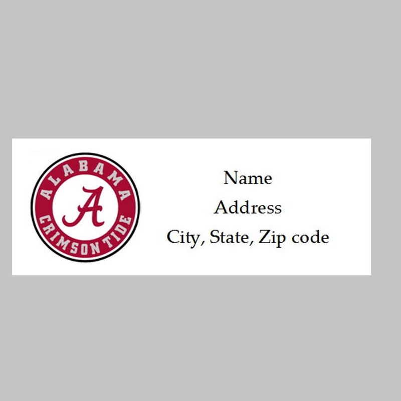 Personalized Self Adhesive Address Labels - Etsy