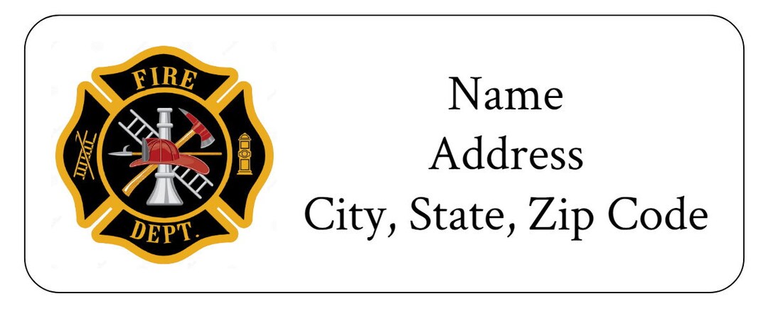 90 Personalized Custom Firefighter Fire Department First Responder ...