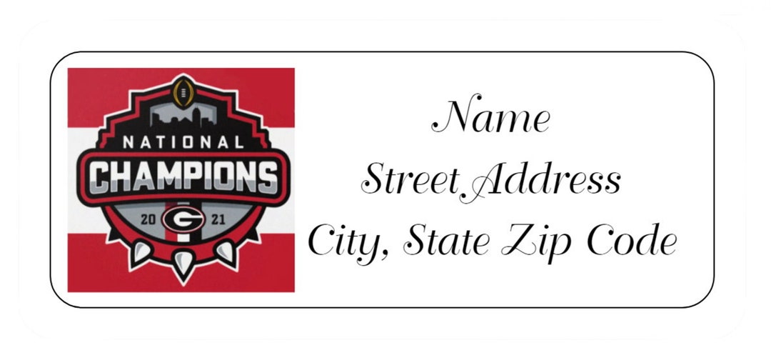 90 Personalized Georgia Bulldogs National Champions Football Return ...