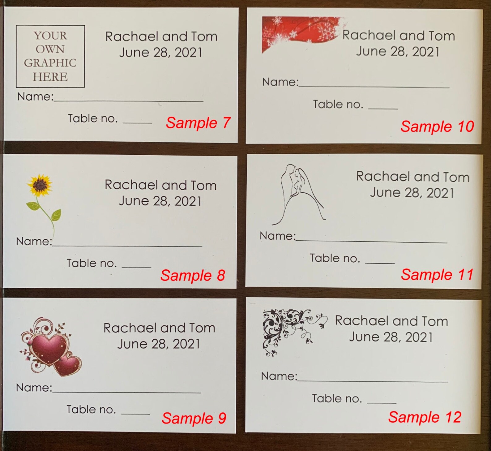 30 Personalized Custom Place Cards / Seating Cards 30 - Etsy
