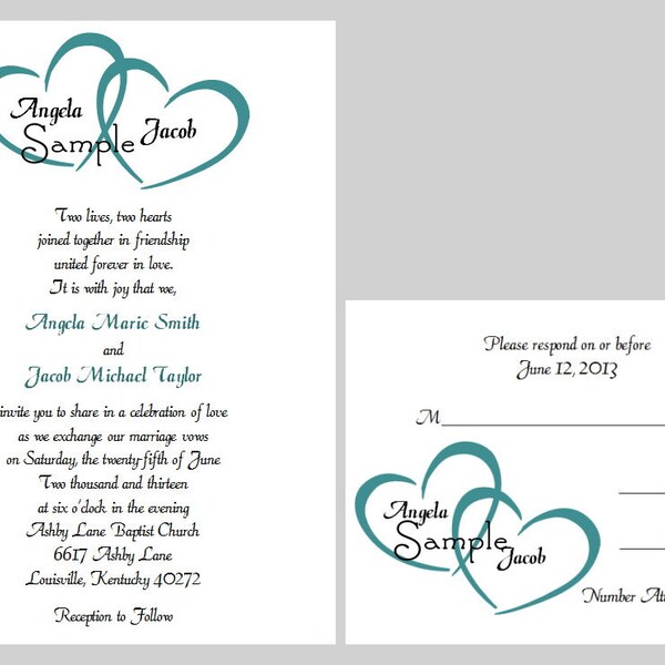 Wedding Ceremony Invitations - Etsy