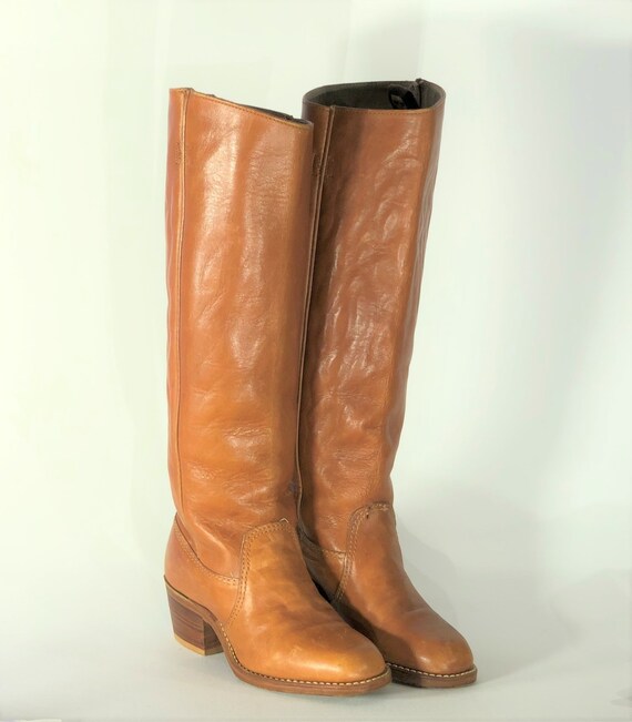 1970s Campus Boots Size 6.5 1970s Bort Carleton Western | Etsy