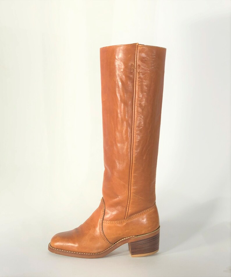 1970s Campus Boots Size 6.5 1970s Bort Carleton Western | Etsy